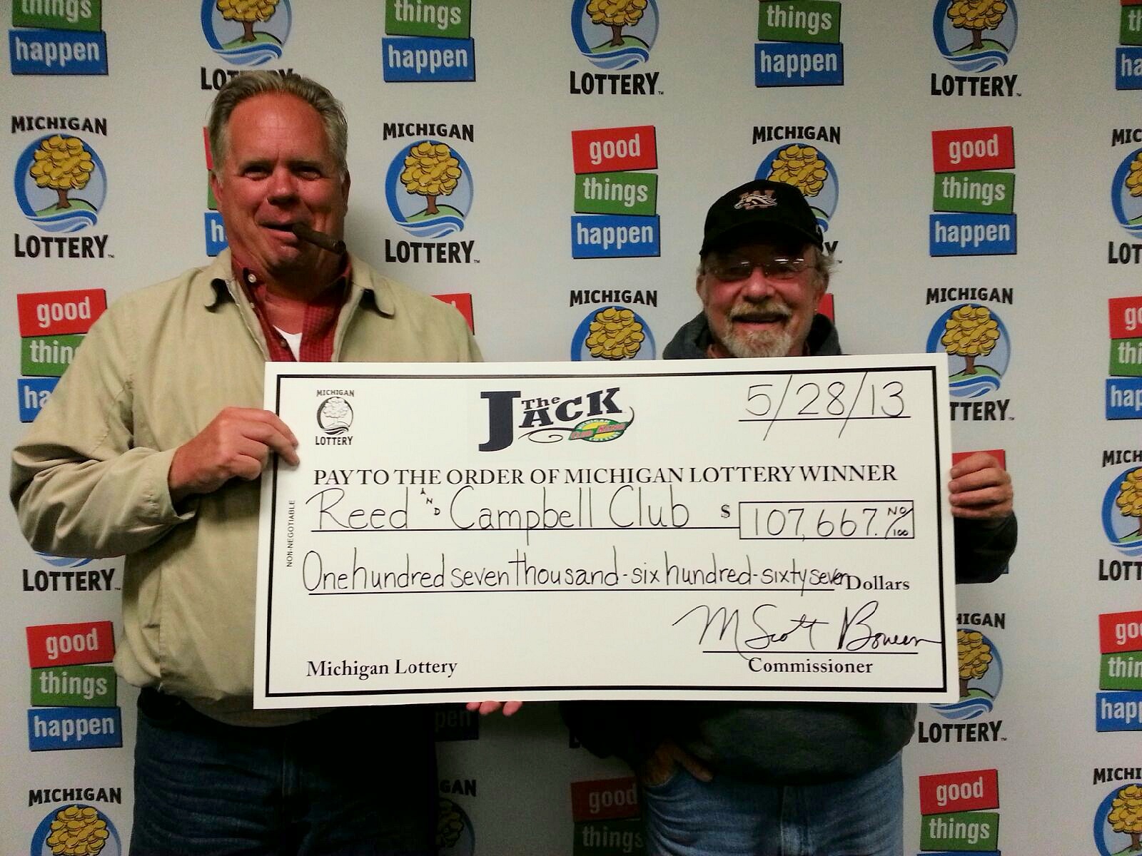 Reed and Campbell score with “The Jack” | Michigan Lottery Connect