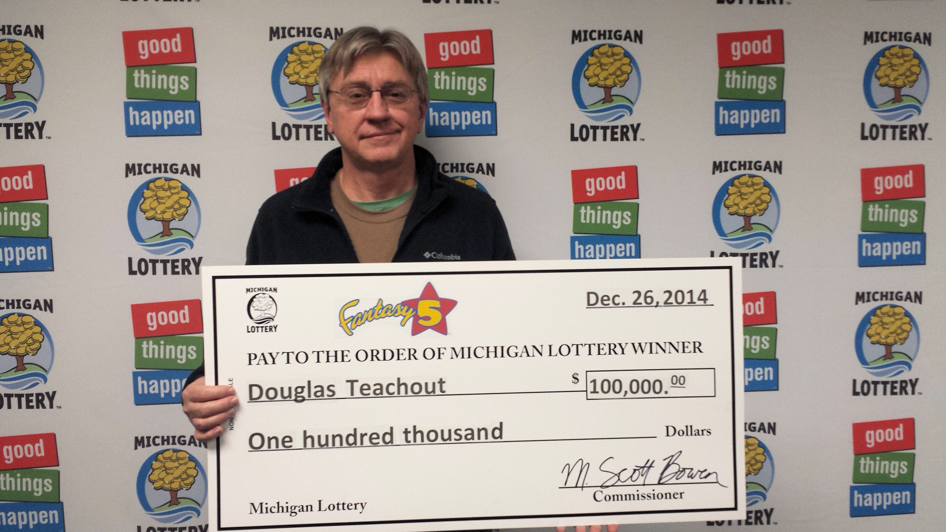 Wayne County Man Wins Fantasy 5 Jackpot from Michigan Lottery ...
