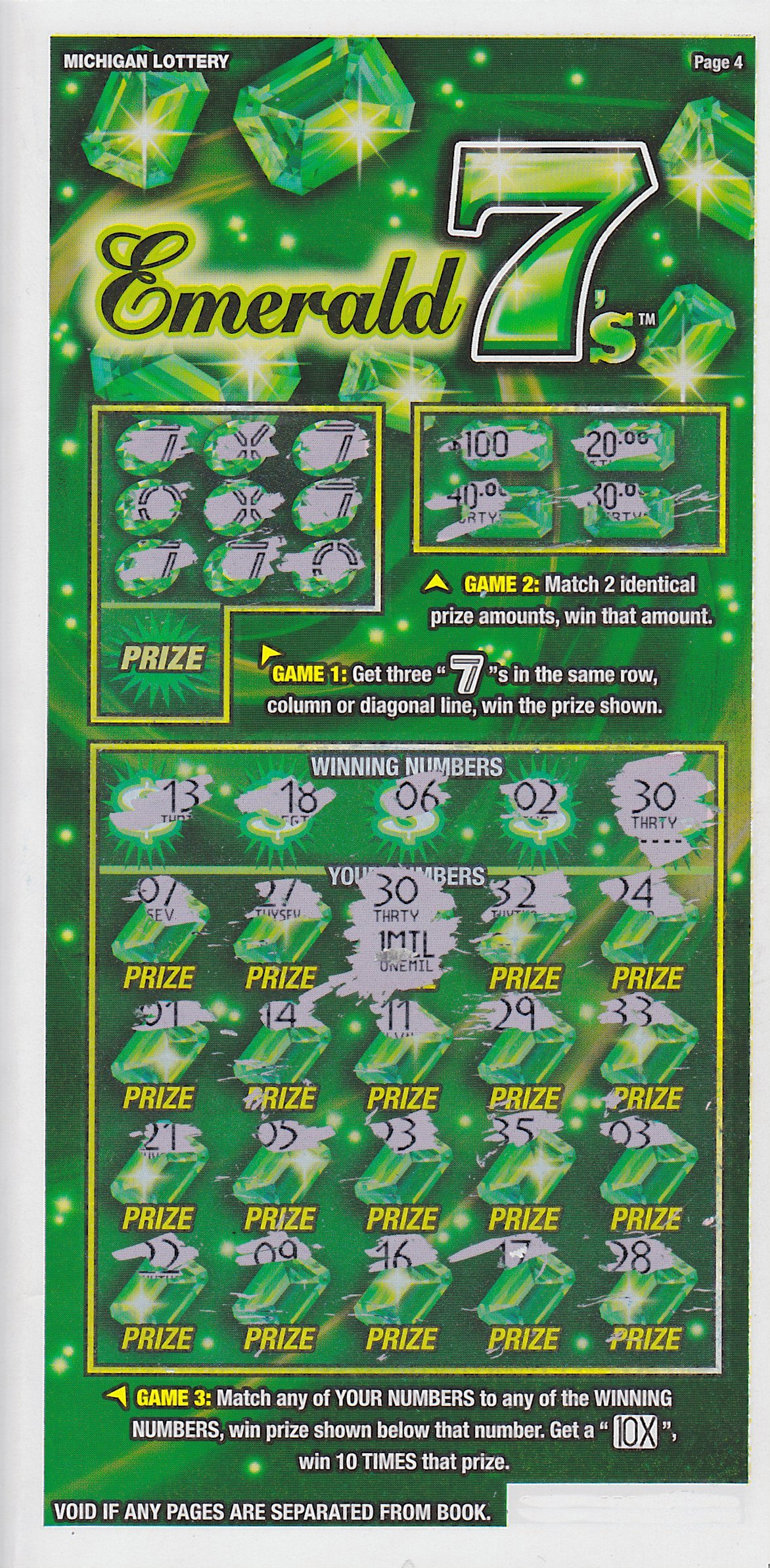 Bay City Man Wins $1 Million Playing Michigan Lottery’s Deluxe 7s ...