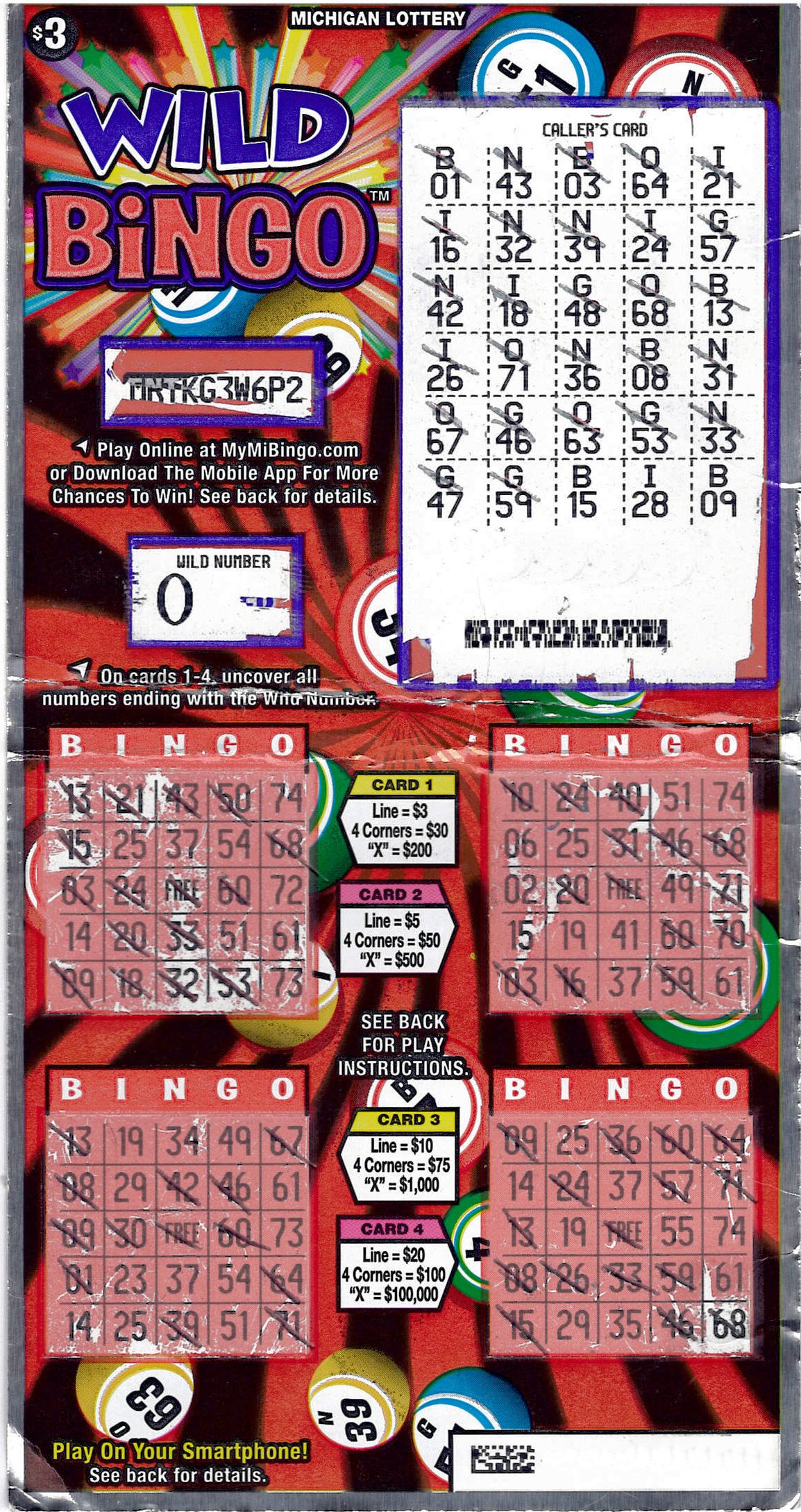 Flint Man Wins $100,000 Playing the Michigan Lottery’s Wild Bingo ...